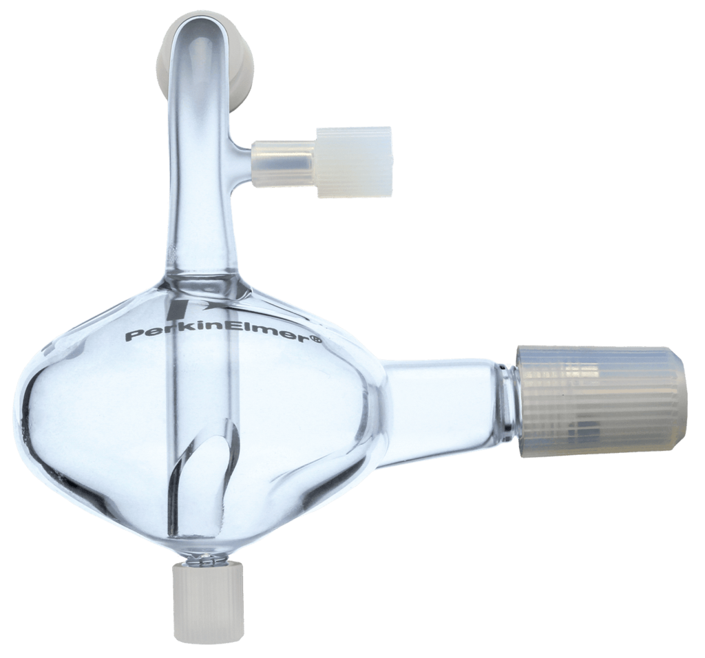 High Sensitivity Glass Cyclonic Spray Chamber with Matrix Gas Port for ...